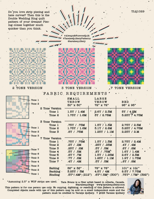 Always & Forever PDF Pattern – Taralee Quiltery